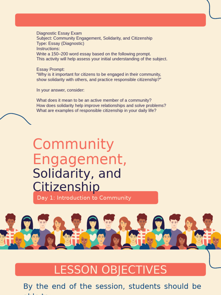 Community Engagement and Citizenship Essay | PDF | Planets | Planets In ...