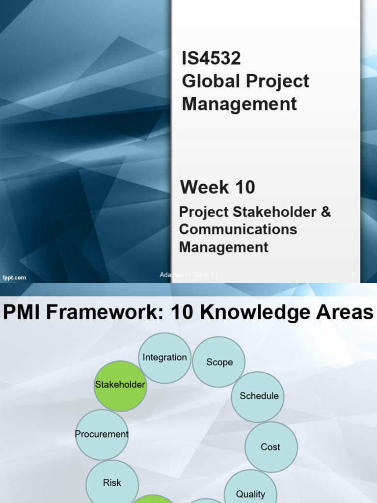 L10-Stakeholder & Communications Management | PDF | Communication ...