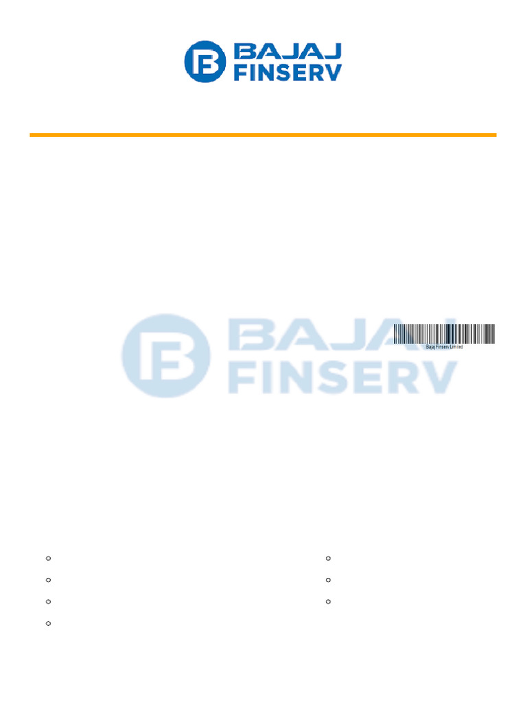 Bajaj Finserv Limited Invoice (4) | PDF | Banks | Interest