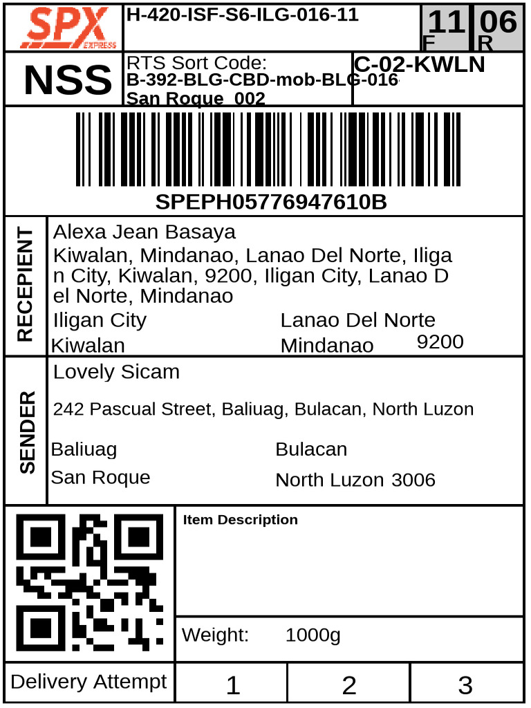 Batch Get Shipping Label | PDF