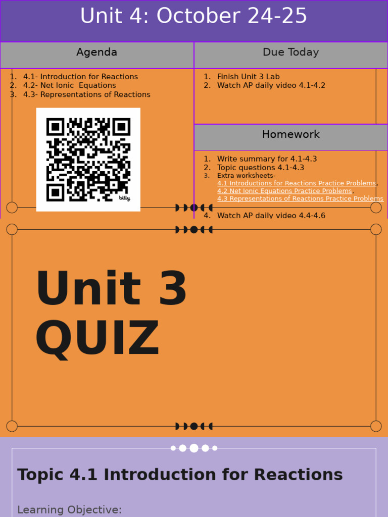 Chemistry AP Unit 4A | PDF | Chemical Substances | Chemical Reactions