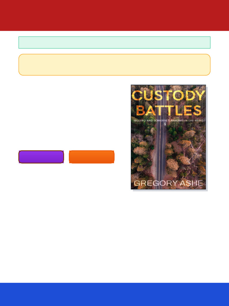 Custody Battles Hazard and Somerset Arrows in the Hand 2 1st Edition ...