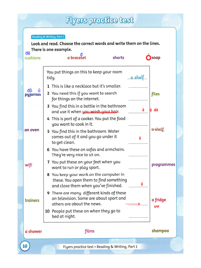 5 Aprppppp Unit 1 Practice Part 1 Page 10 | PDF