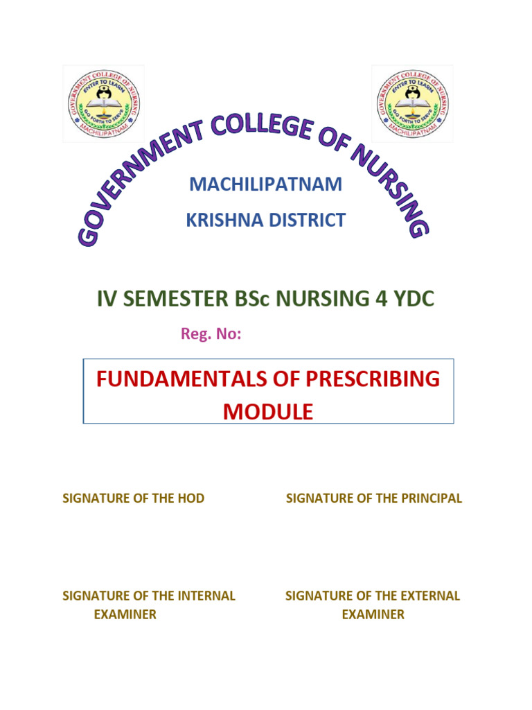 IV Sem Module Format | PDF