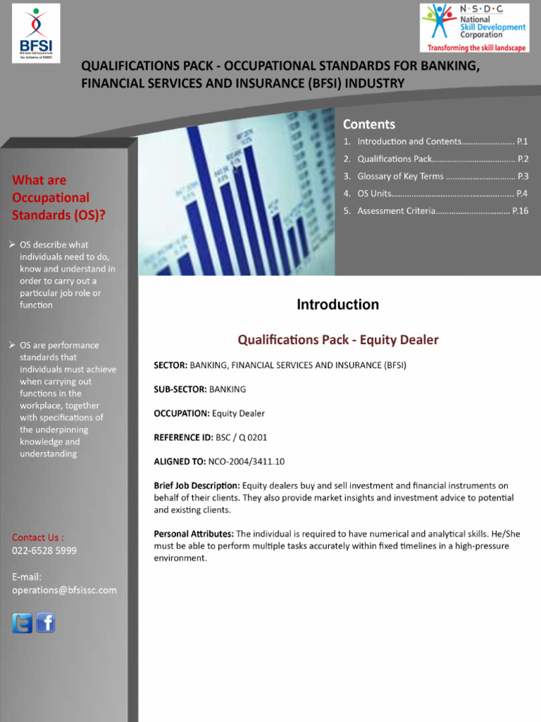 Equity Dealer Qualifications Pack Guide | PDF | Information | Knowledge