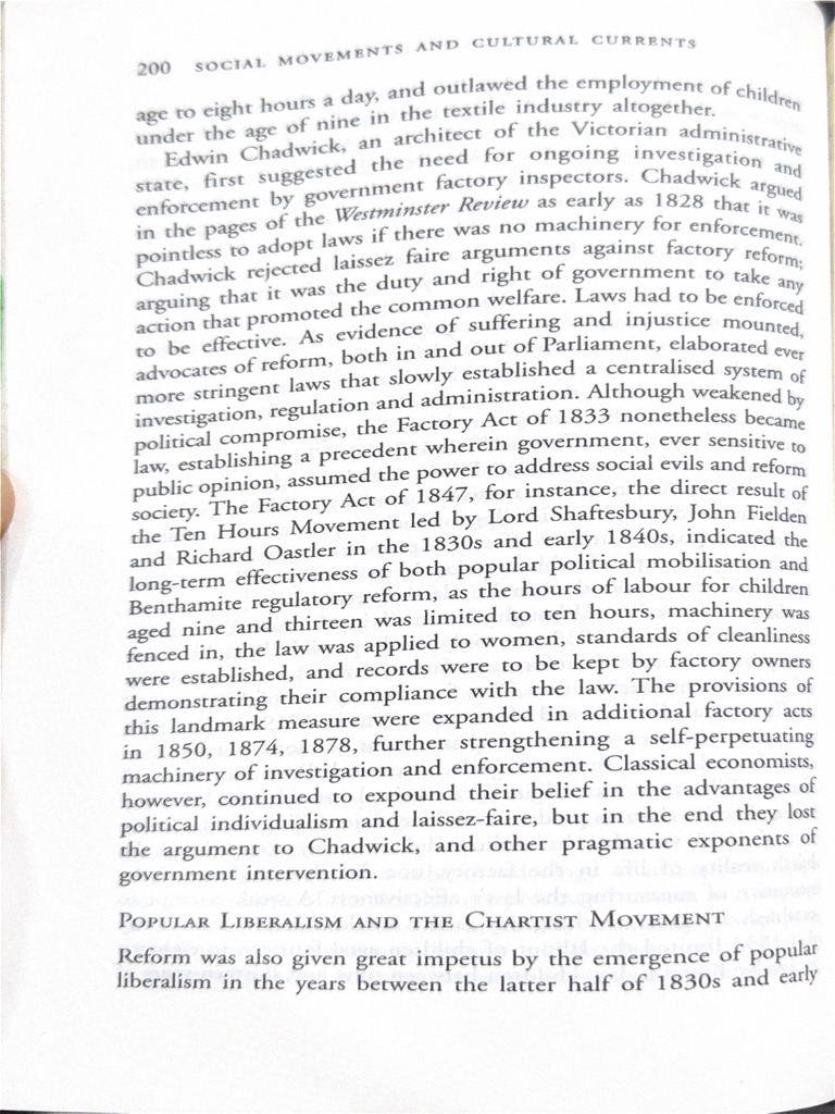 Chartist Movement / Sem 5/ Du | PDF