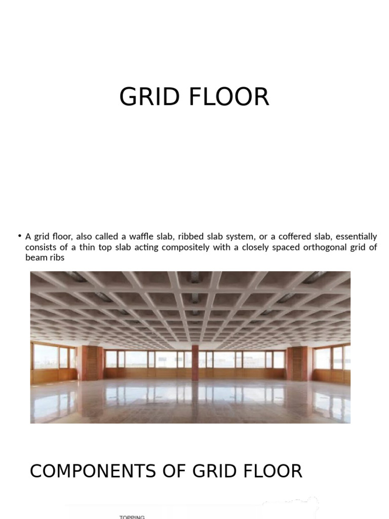 Grid Floor Systems: Types & Dimensions | PDF