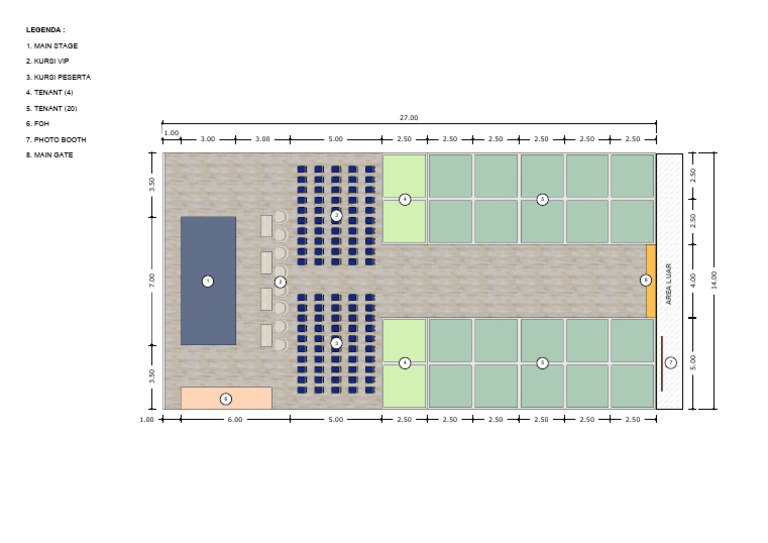 Denah Proposal Tenant | PDF