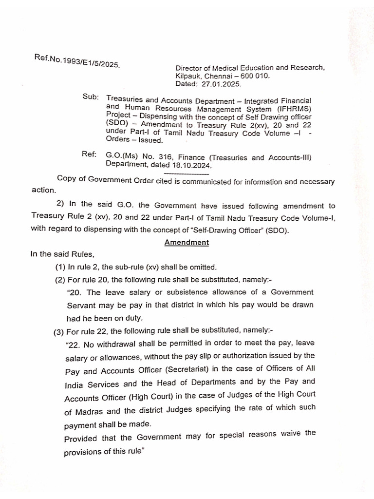 Self Drawing Officers Increment Ammendment Orders Issued | PDF
