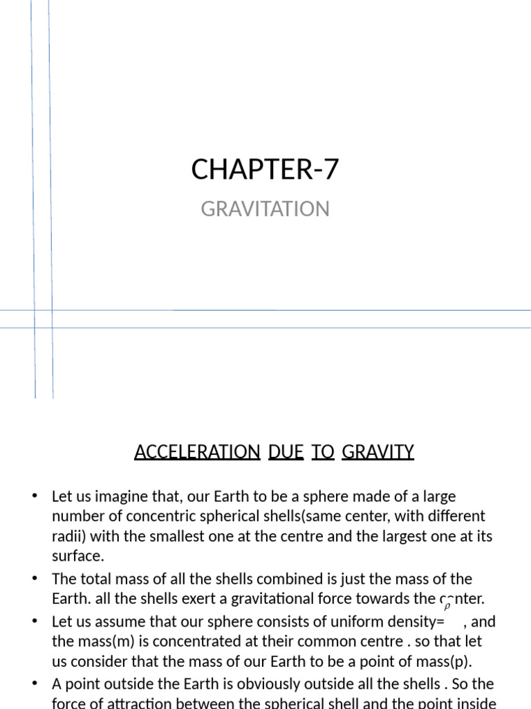 Understanding Earth's Gravitational Force | PDF
