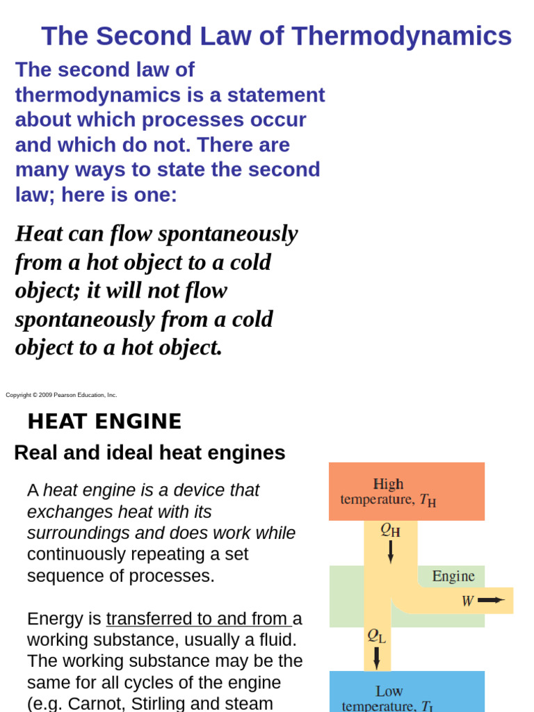 Entropy & The 2nd Law of Thermodynamics | PDF | Ultraviolet | Second ...