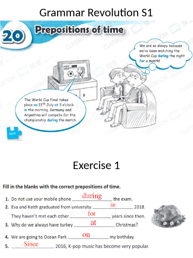 Grammar Revolution - S1 (Unit 20) | PDF