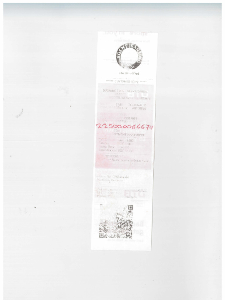 Dtb Reciept | PDF
