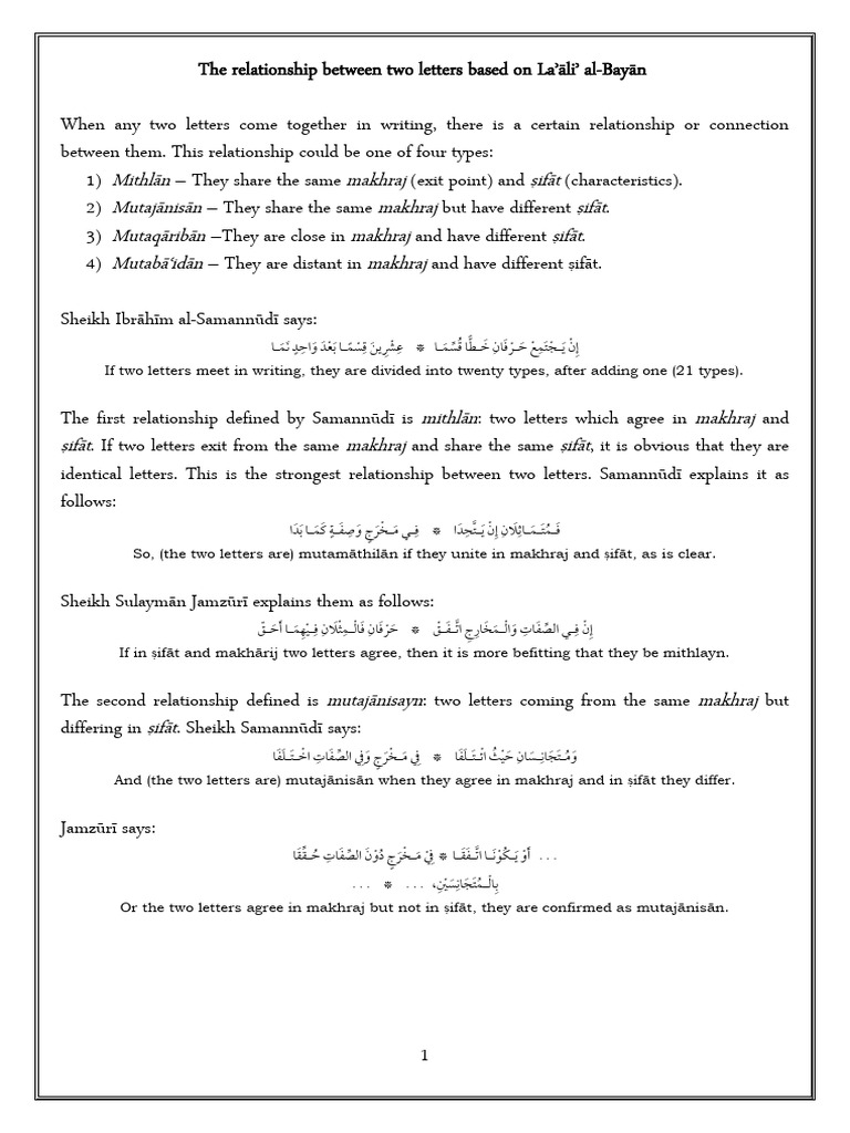 The - Relationship.between - Two .Letters | PDF | Languages Of Israel