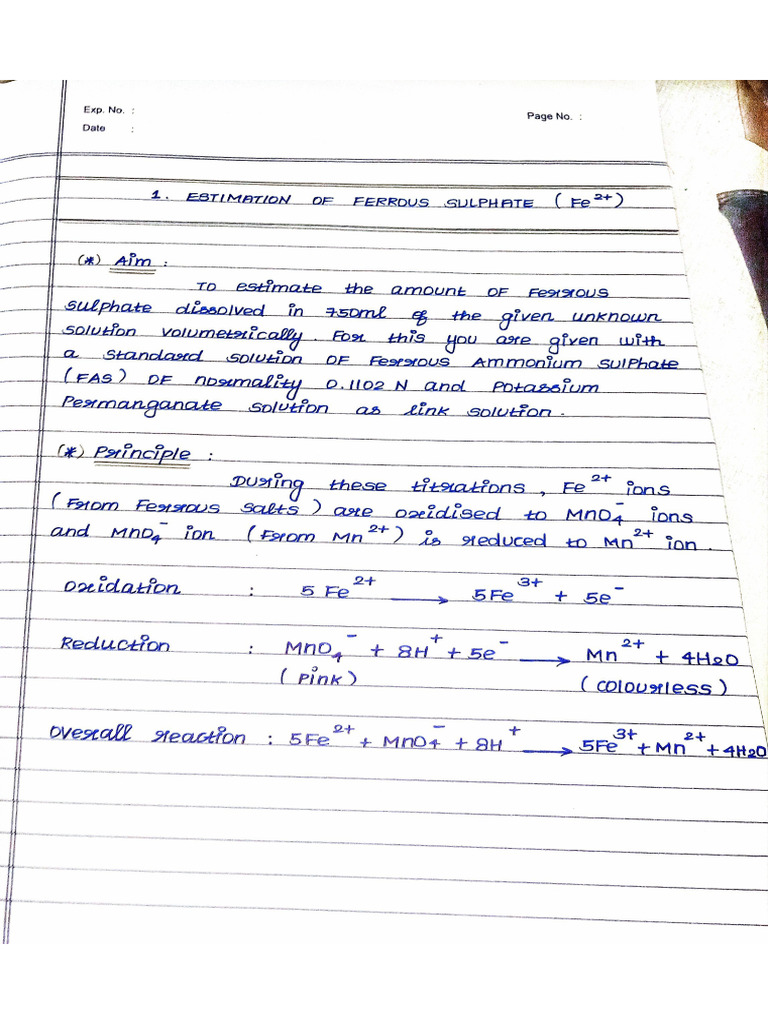 Chemistry Volumetric Analysis PDF | PDF