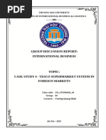 Tesco's International Expansion Strategy | PDF | Internationalization ...