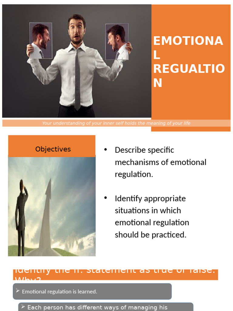 Emotional Regulation in Adolescence | PDF | Emotional Self Regulation ...