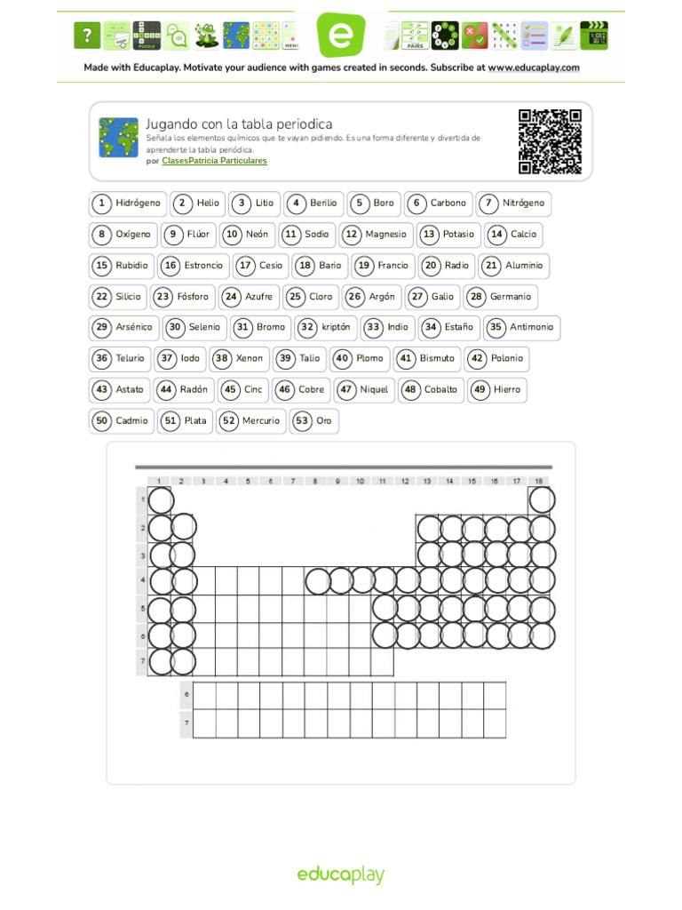 781156-Jugando Con La Tabla Periodica | PDF
