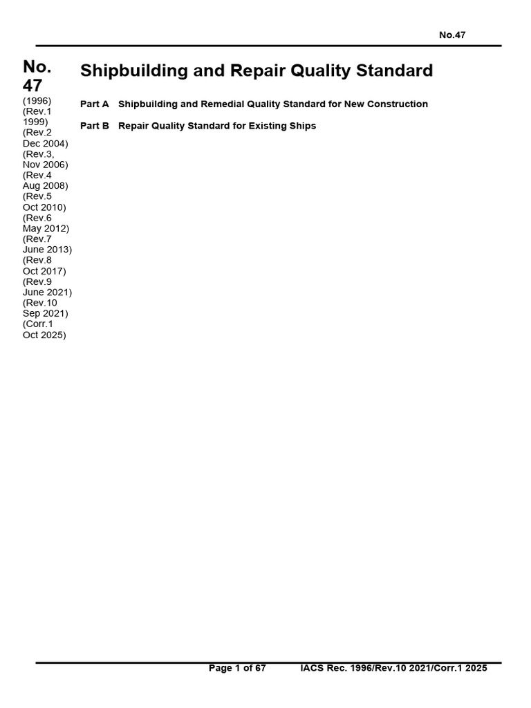 Shipbuilding Quality Standards Guide | PDF | Welding | Construction