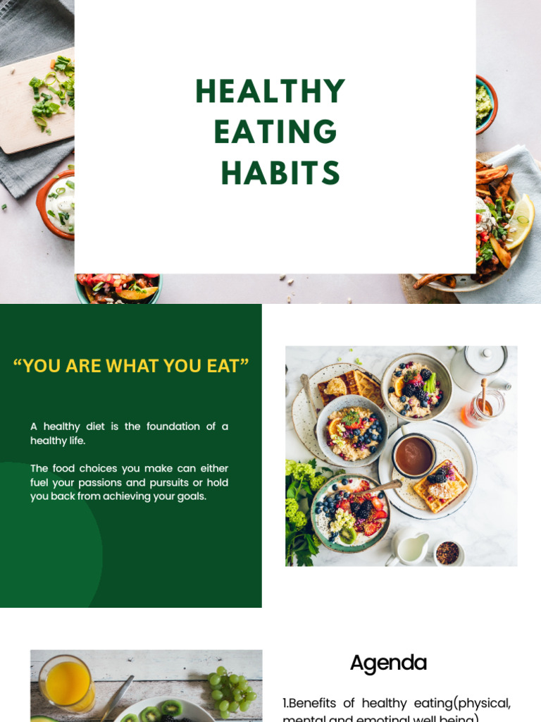 Healthy Eating Habits PDF | PDF