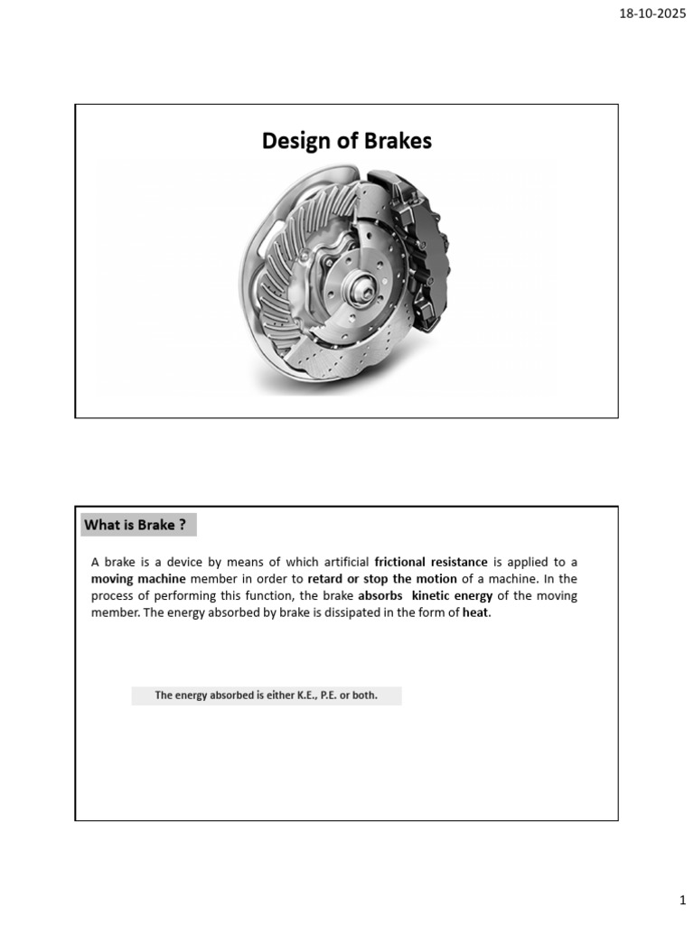 Brakes | PDF | Brake | Force