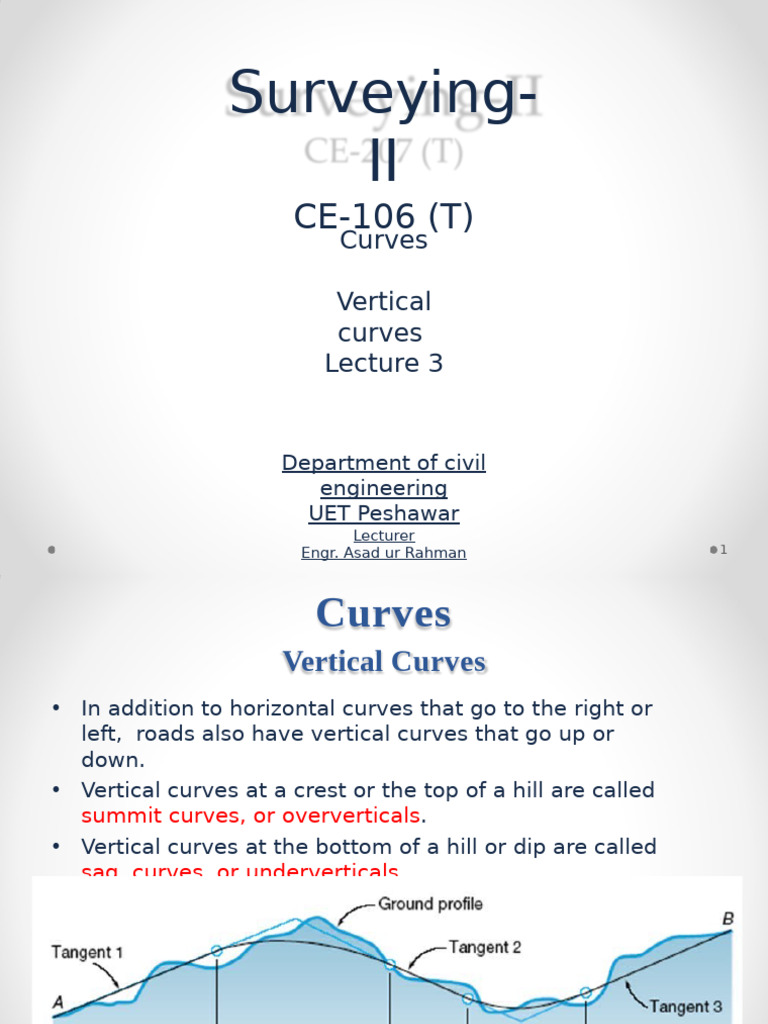 Lec#3 Vertical Curves | PDF | Geometric Shapes | Elementary Geometry