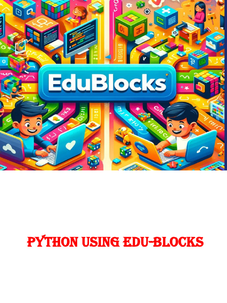 Grade5 Unit5 Python Edublocks | PDF | Python (Programming Language) | Computer Programming