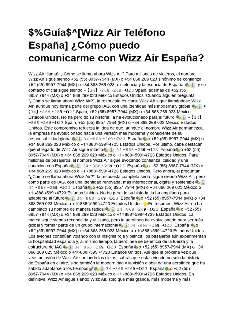 Wizz Spain | PDF | Aviación