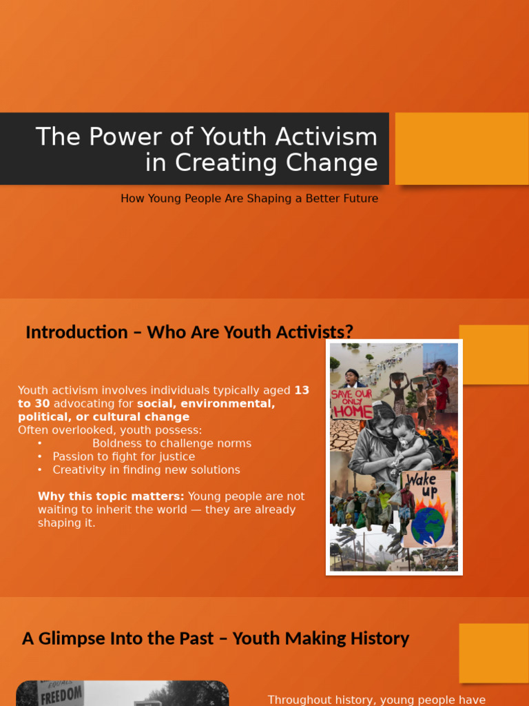 Youth Activism: Shaping Global Change | PDF | Activism | Public Sphere