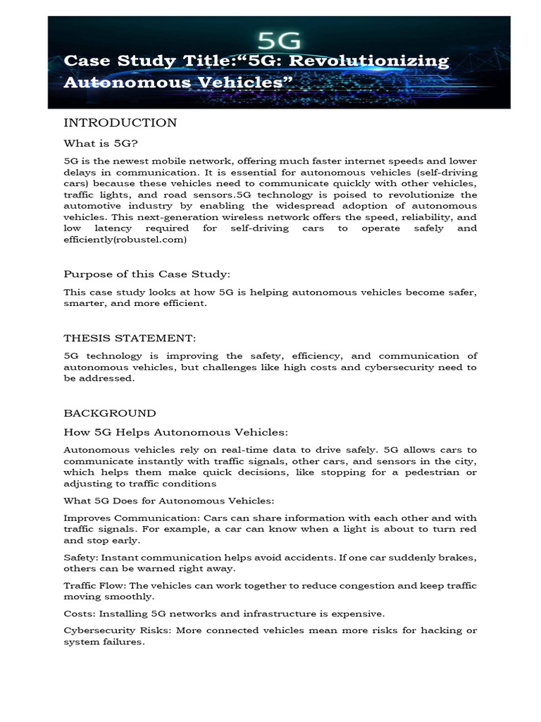 I Am Sharing 'Case Study' With You | PDF | Traffic | Car