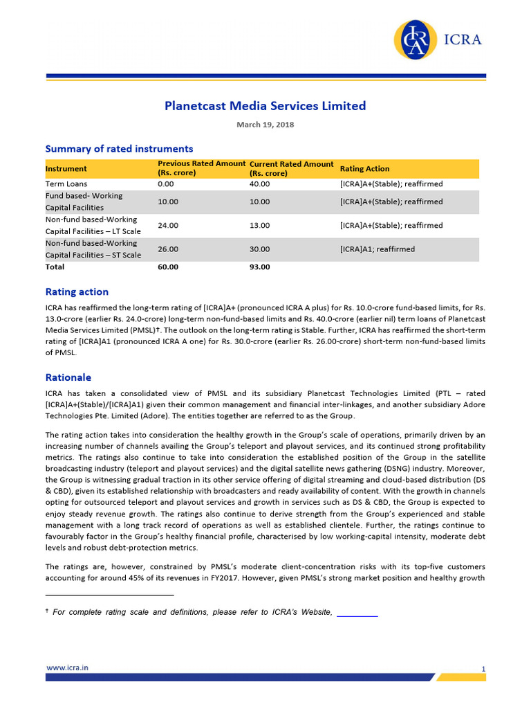 Planetcast Media R 19032018 | PDF | Business