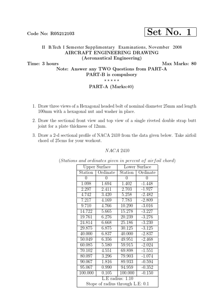 Aircraft Engineering Drawing 2 | PDF | Aerodynamics | Aerospace