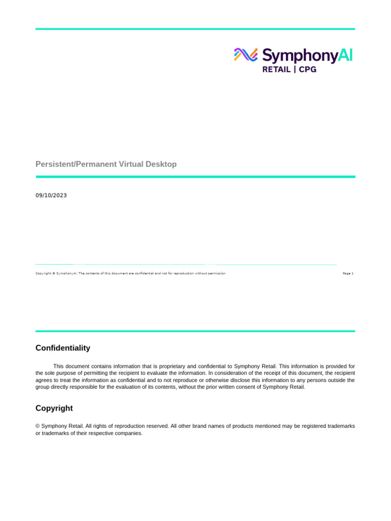 VDI Migration Document | PDF | Desktop Virtualization | Utility Software