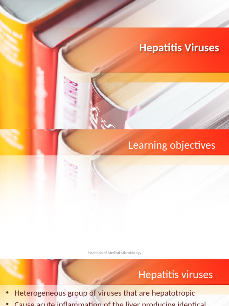 Chapter 50 Hepatitis Viruses | PDF | Hepatitis B | Hepatitis
