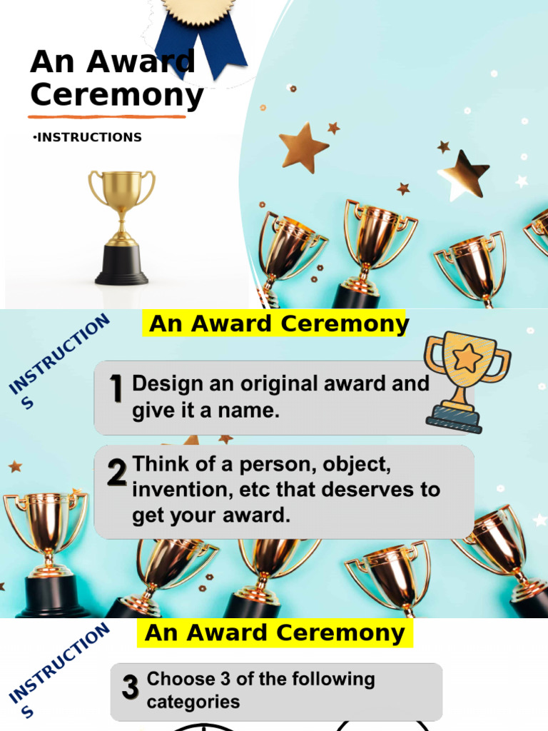 An Award Ceremony Instructions | PDF