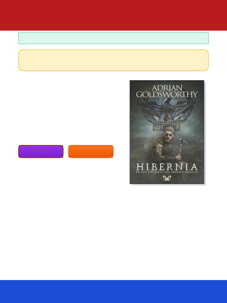 Hibernia Adrian Keith Goldsworthy Ebook Compatible Format Pack | PDF | Pelo