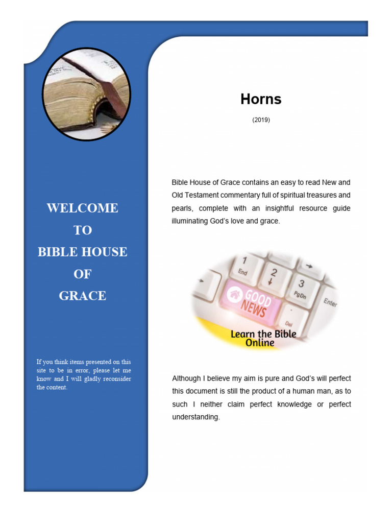 Horns | PDF | Books Of Kings | Religious Texts