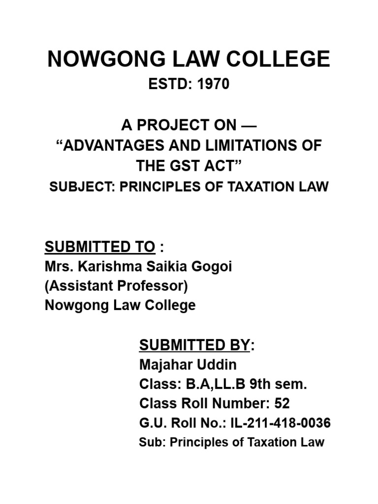 Cover Page- Tax_merged | PDF