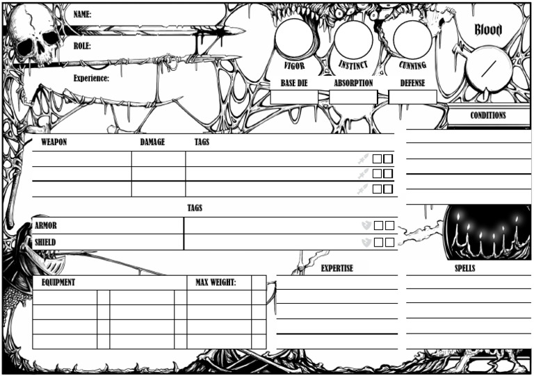 Blood Role Overview and Equipment Guide | PDF