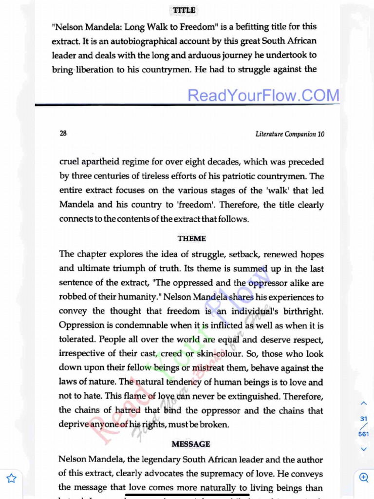 Nelson Mandela Notes | PDF