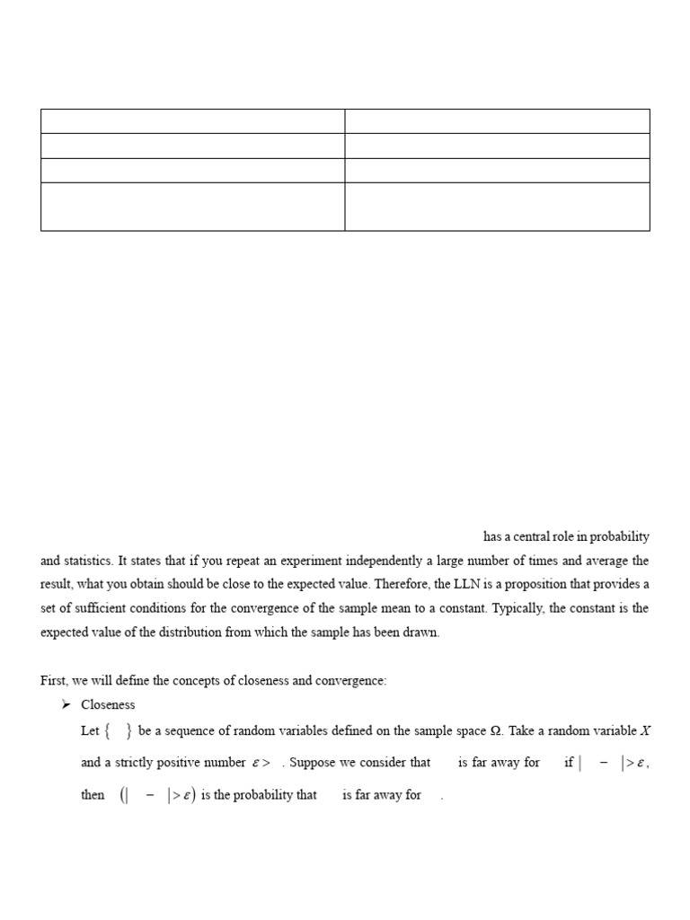 Limit Theorems in Statistics Explained | PDF | Probability Distribution ...