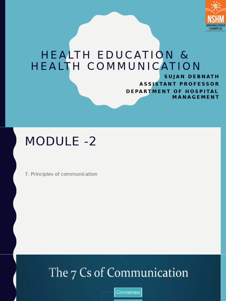 4.module.2 Principles of Communication | PDF
