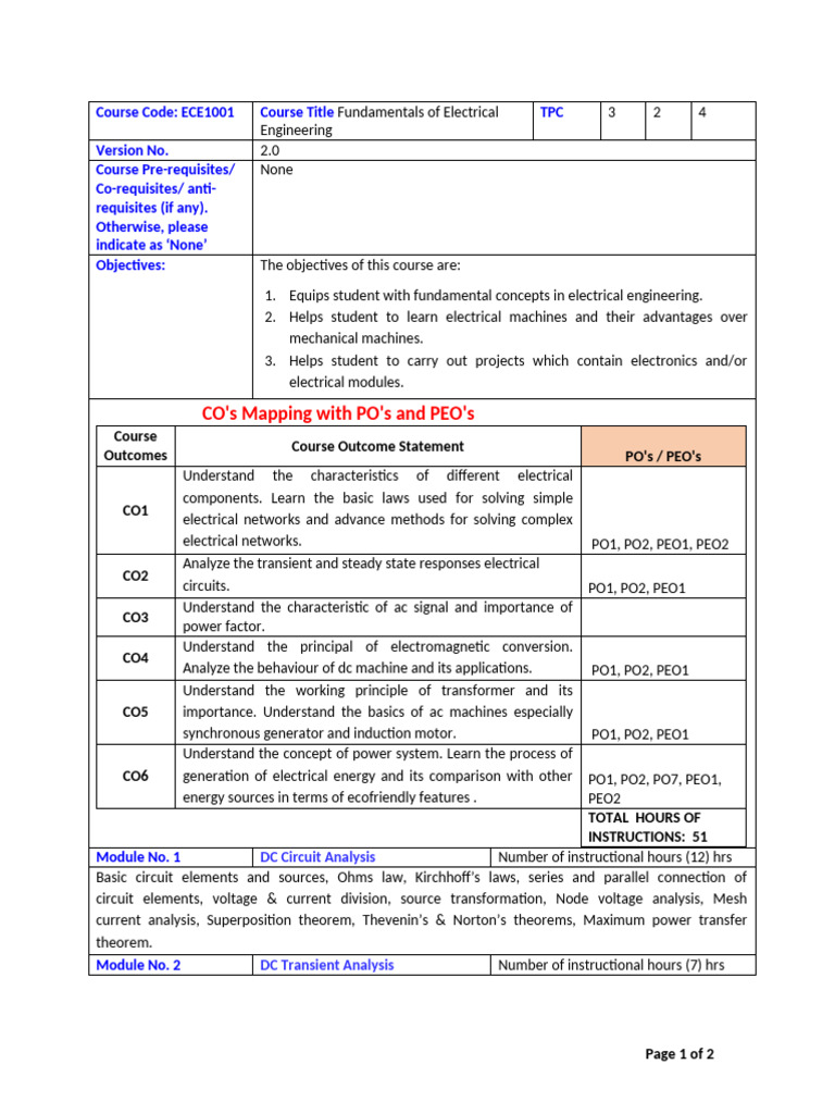 Ece1001 Fundamentals-Of-electrical-Engineering Eth 2.0 11 Ece 1001 Fundamentals of Electrical ...