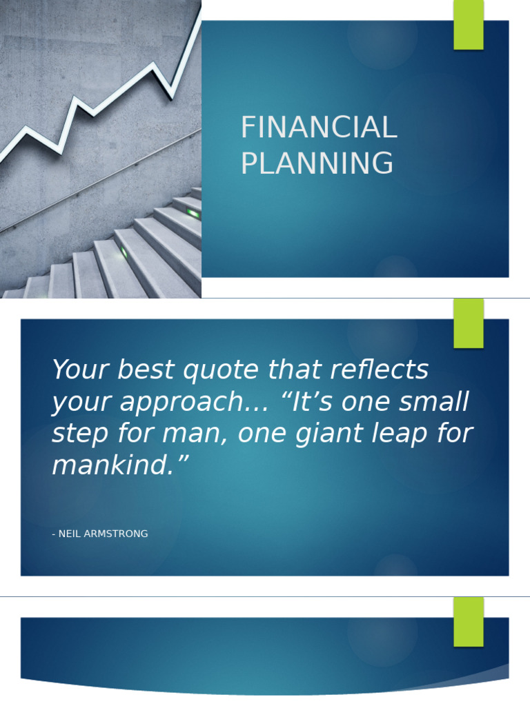 Financial Planning - Presentation | PDF