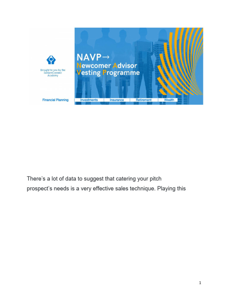 NAVP Sales Techniques for Closing Leads_Version1 2022 | PDF | Cognition