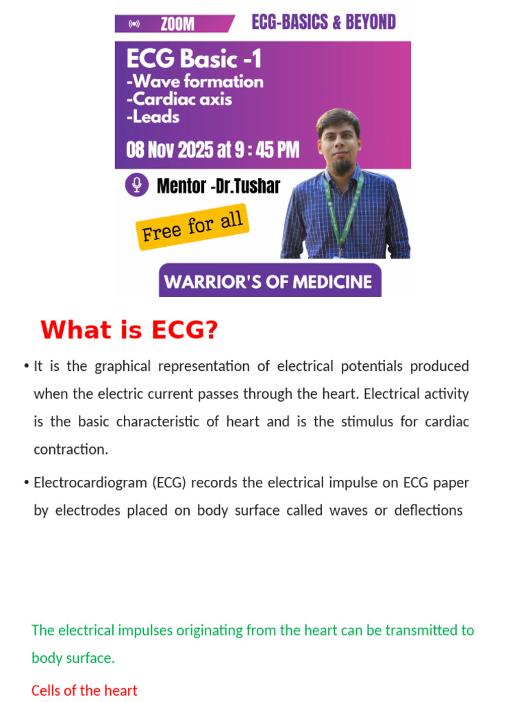 ECG Basic 1 | PDF | Electrocardiography | Thorax (Human Anatomy)
