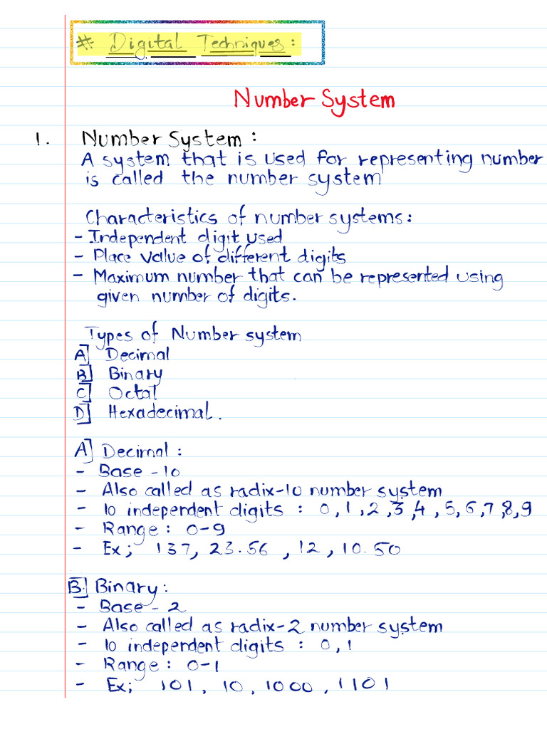 Understanding Number Systems Basics | PDF