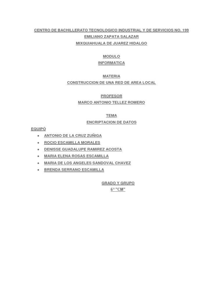 Encriptación de Datos PDF | PDF | Clave (criptografía) | Criptografía