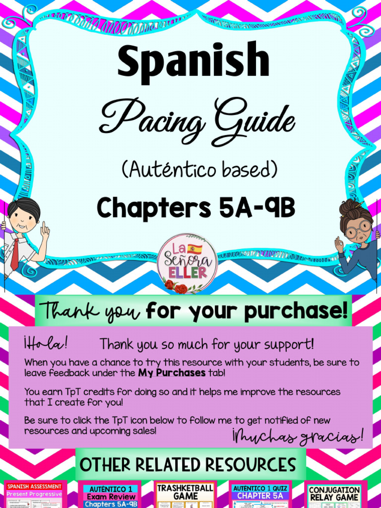 Spanish Curriculum Pacing Guide | PDF | Verb | Grammatical Tense