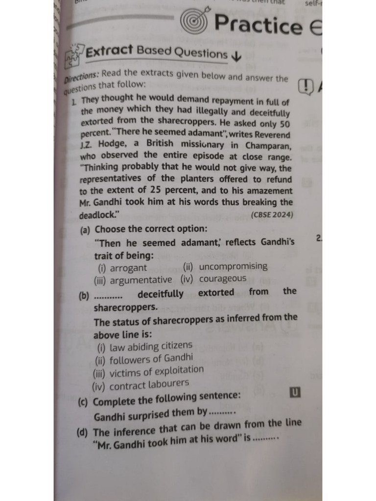 English unseen passage that is unique | PDF